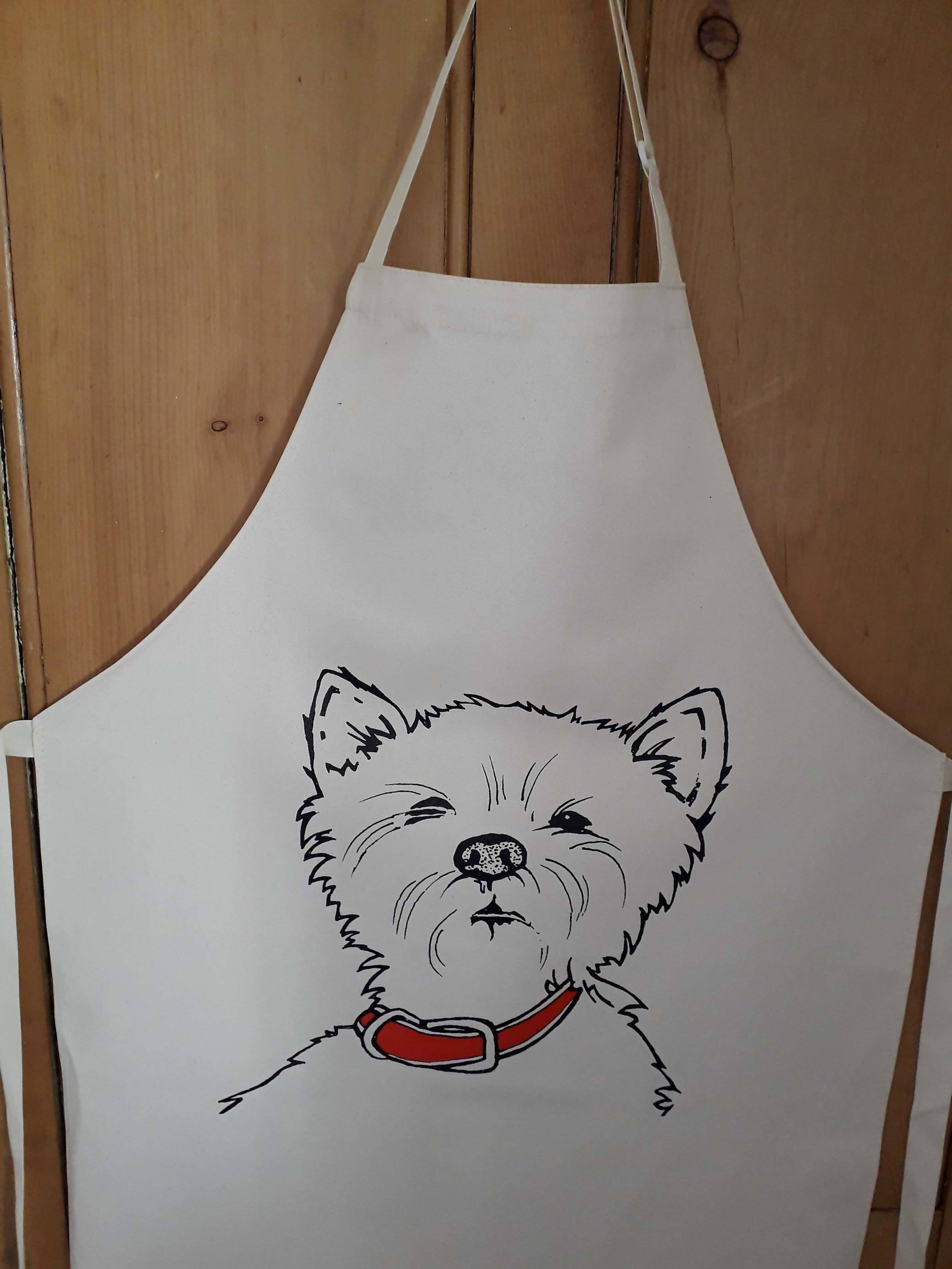 Westie Dog Themed Apron – In Your Dog House Gifts