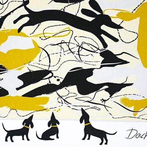 London Pooch Dachshund Pollock Tea Towel – In Your Dog House Gifts